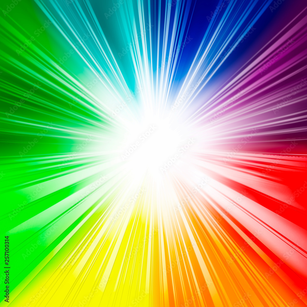 Rainbow flashing lights store