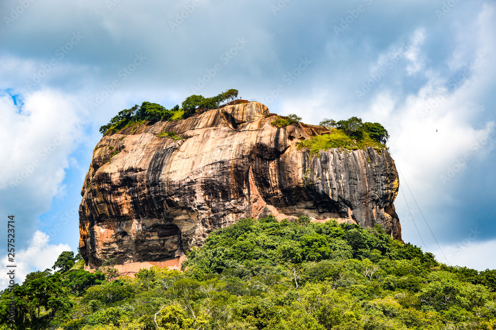 sigiriya rock sri lanka Stock Photo | Adobe Stock
