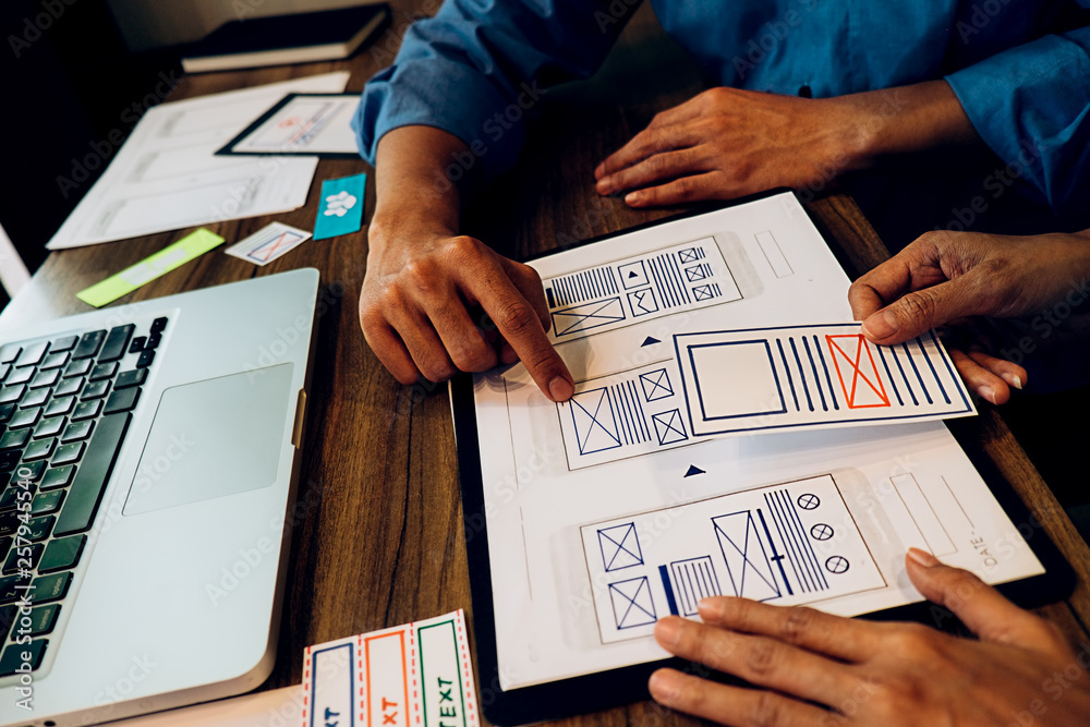 Creative Web Designer planning application and developing template layout, framework for mobile ...