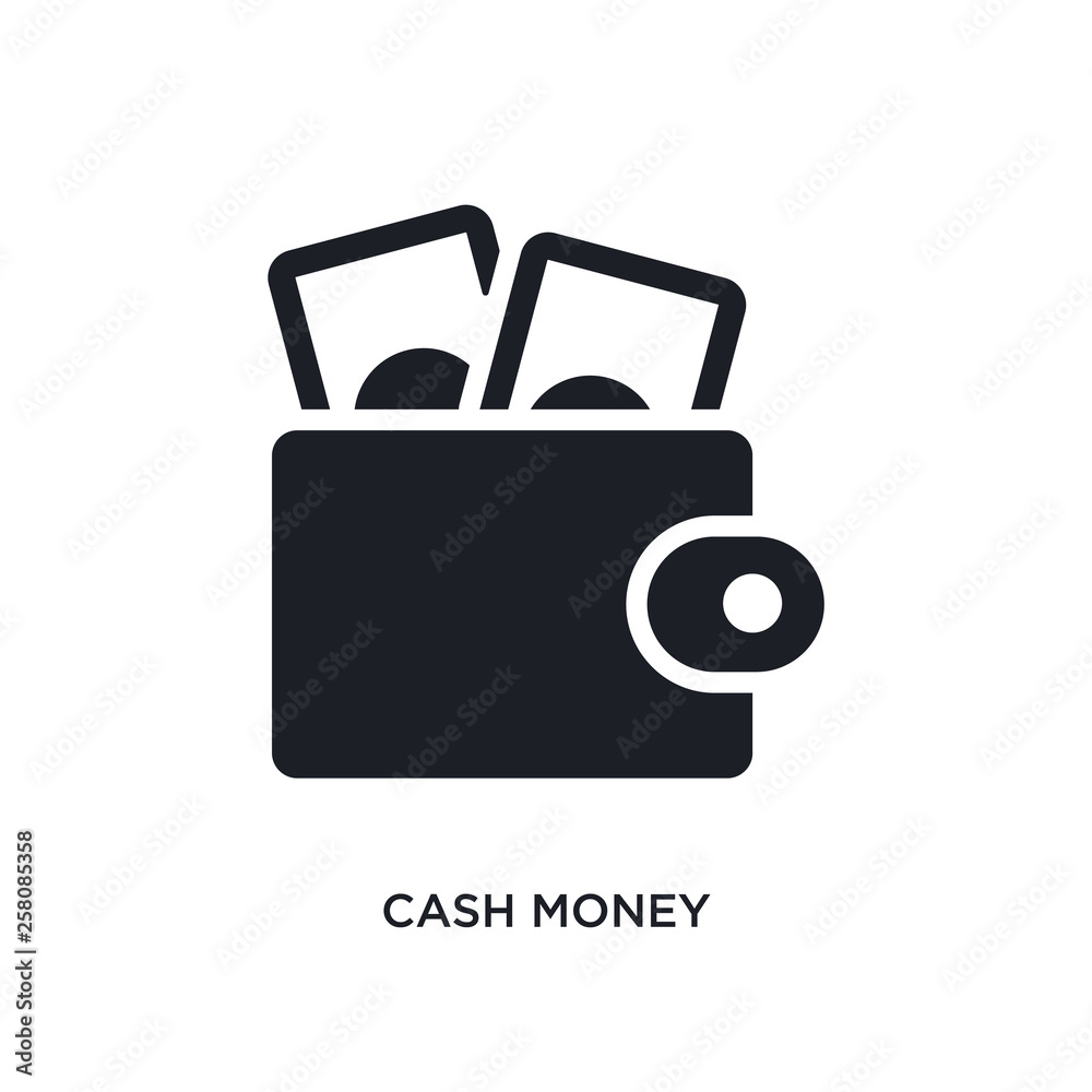 cash money isolated icon. simple element illustration from payment ...