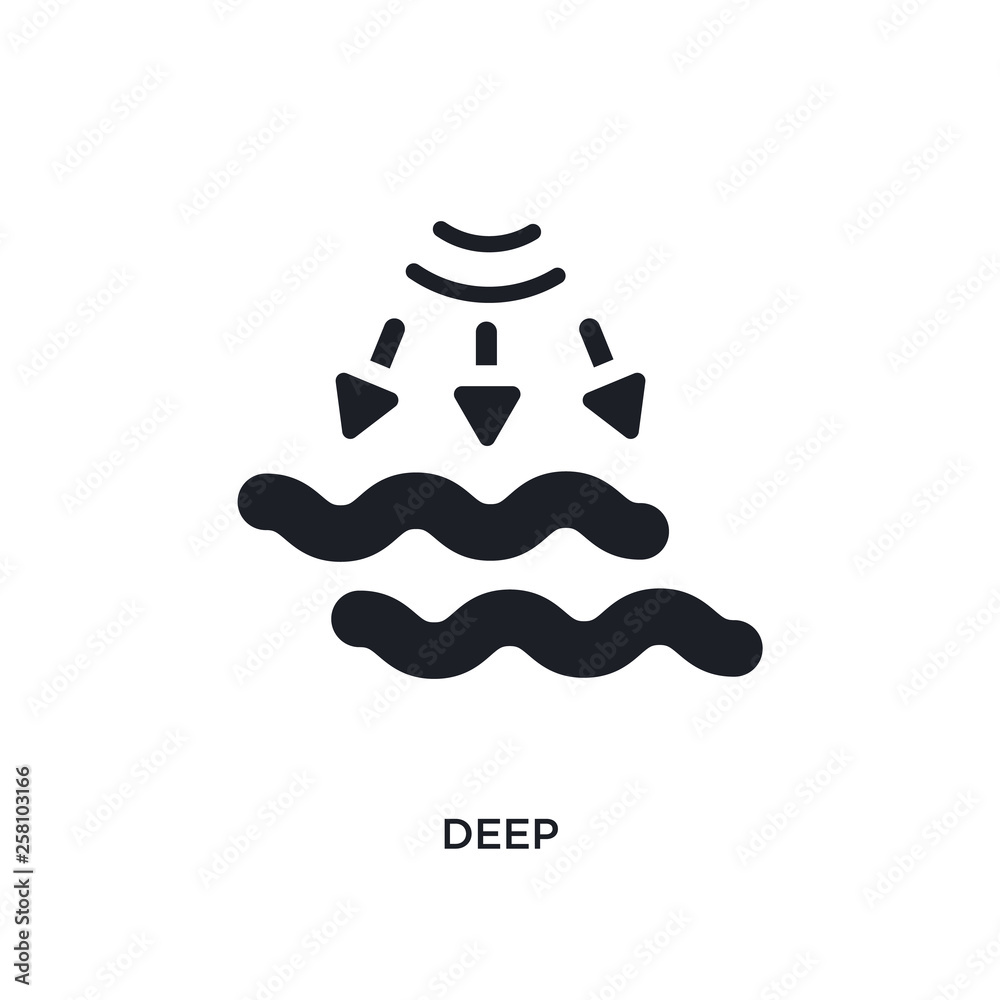 deep isolated icon. simple element illustration from smart house ...