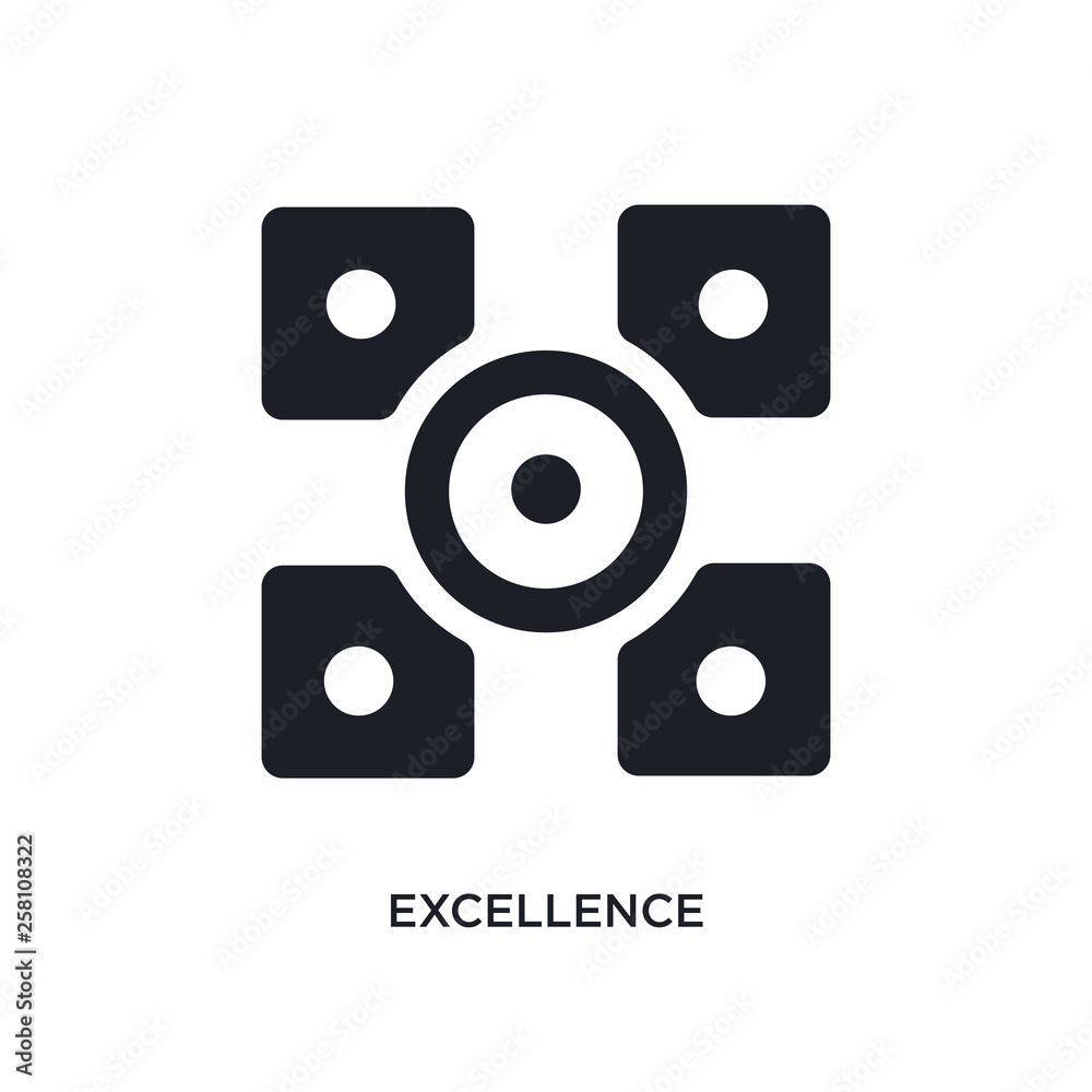 excellence isolated icon. simple element illustration from zodiac concept icons. excellence ...