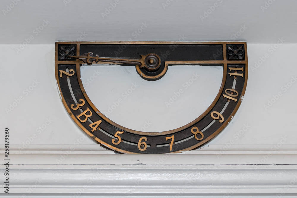 Vintage Elevator Floor Indicator