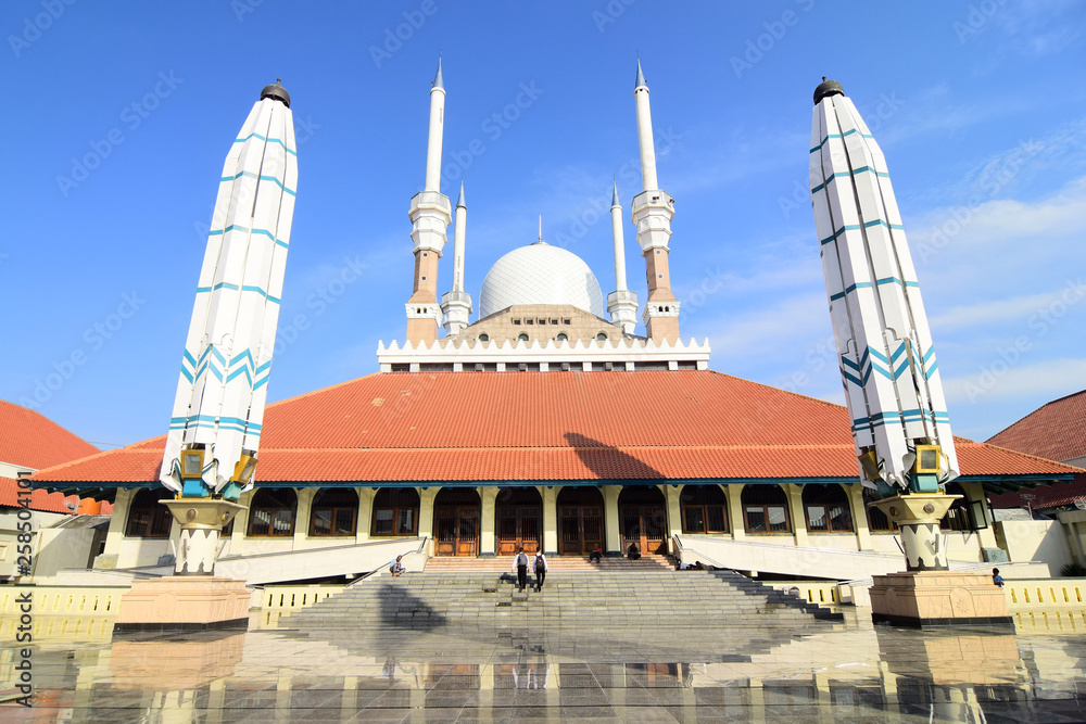 Semarang, Indonesia - 30 March 2019 : MAJT ( Masjid Agung Jawa Tengah ...