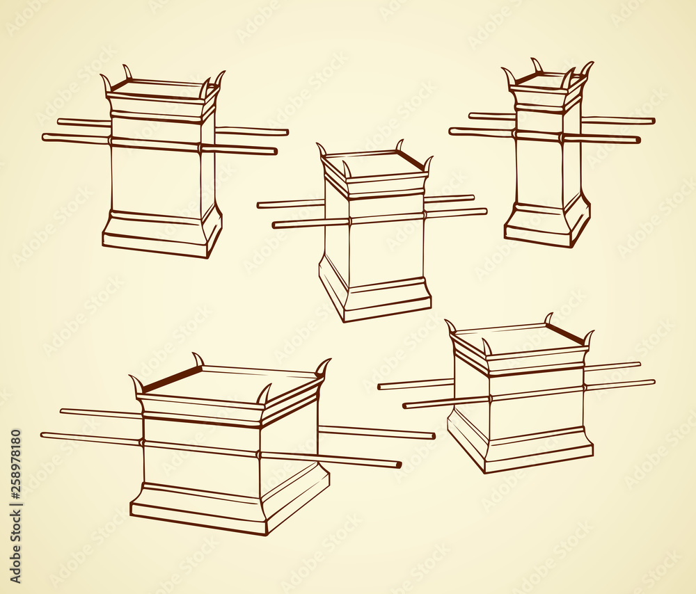 Altar. Vector drawing Stock Vector | Adobe Stock