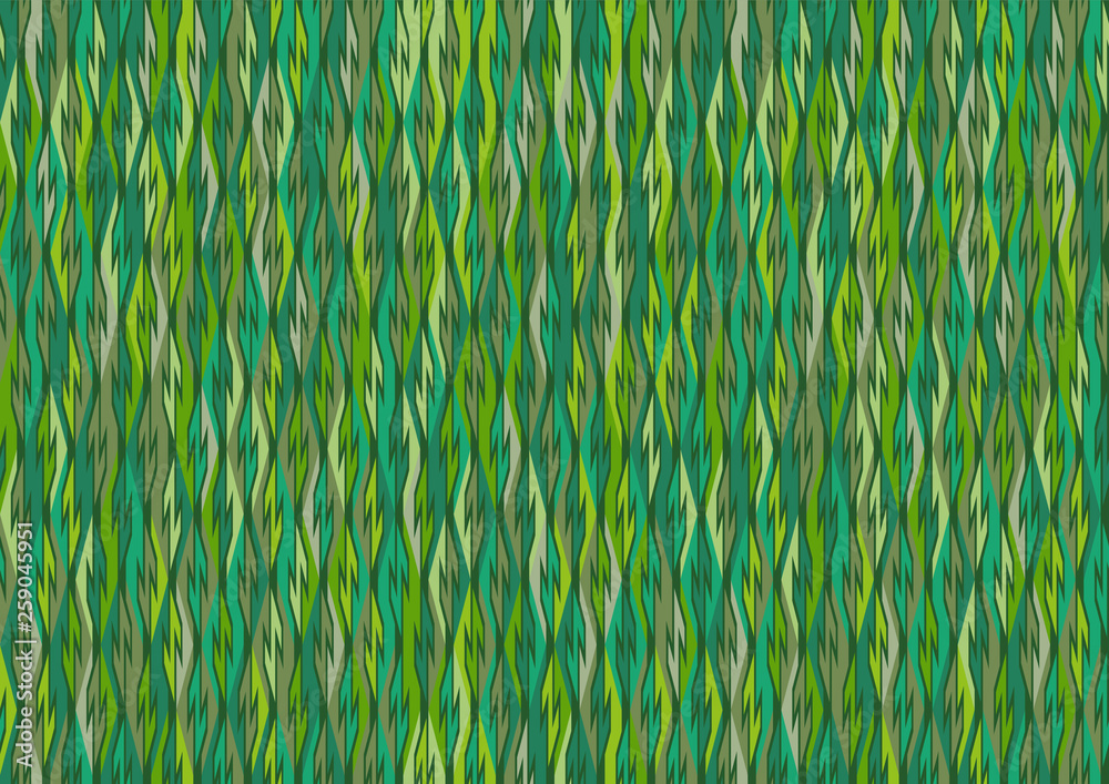 bamboo geometric seamless texture with different shades of green. EPS ...