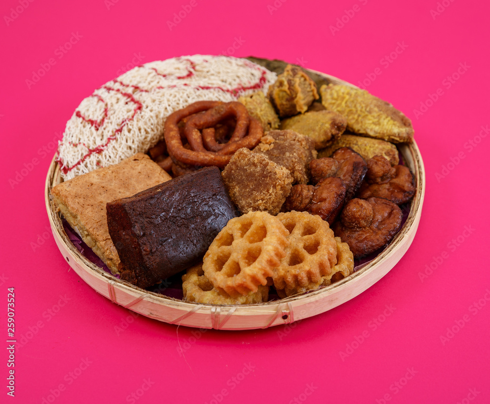 Foto de Stock Kokis, Kewum, Aluwa and Aasmi. Sri Lankan Traditional ...