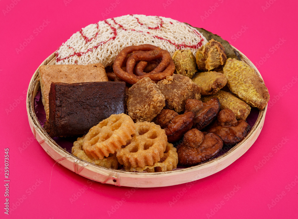 Kokis, Kewum, Aluwa and Aasmi. Sri Lankan Traditional Sweet Foods Stock ...