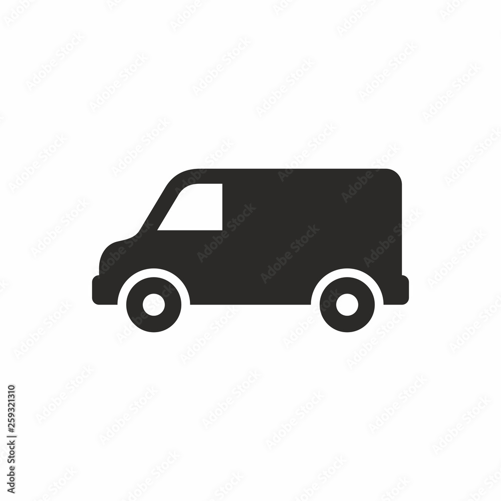 Delivery van icon Stock Vector | Adobe Stock