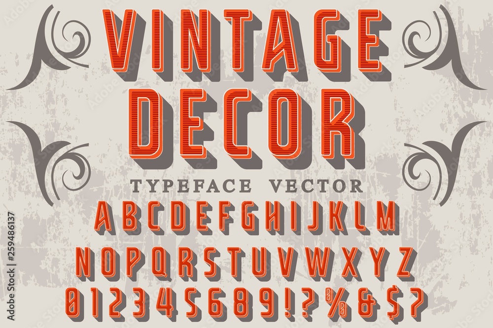 Font alphabet Script Typeface handcrafted handwritten vector label ...