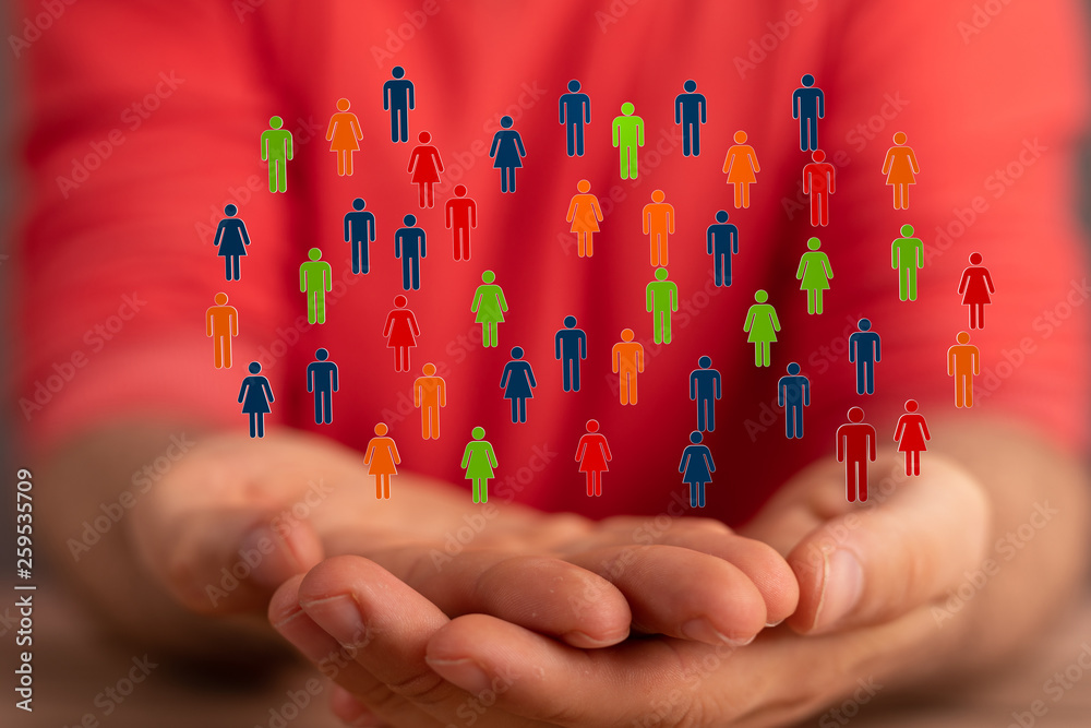 organization chart concept Stock Photo | Adobe Stock