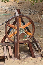 Pulley System On Maize Thresher Free Stock Photo - Public Domain Pictures