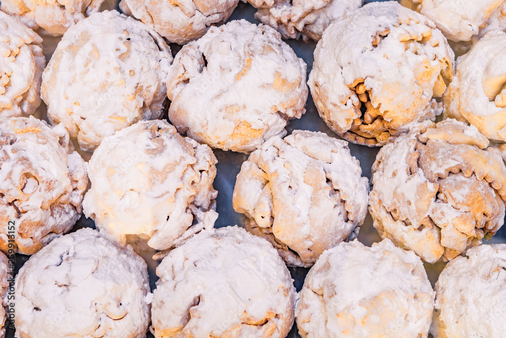 Schneeball (snowball) is a traditional pastry of Franconia (Germany ...