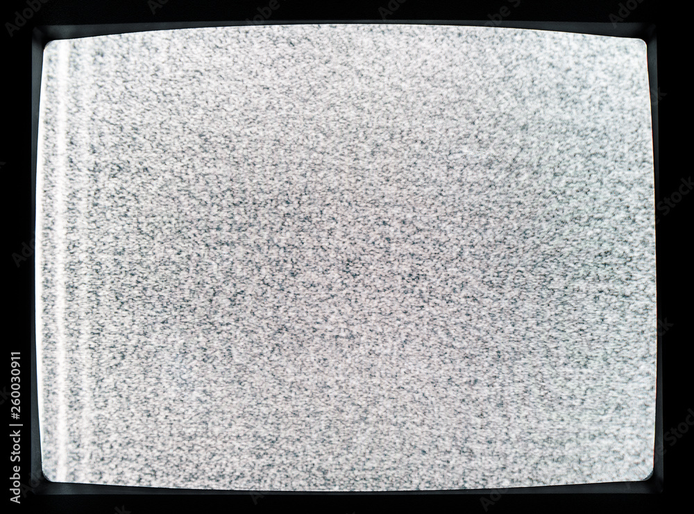 Static noise of detuned TV screen Stock Photo | Adobe Stock
