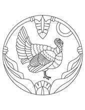 Thanksgiving Turkey Mandala Free Stock Photo - Public Domain Pictures