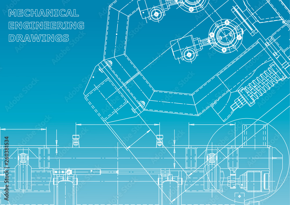 Computer aided design systems. Blueprint, scheme, plan, sketch ...