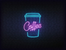 Coffee Sign On Brick Free Stock Photo - Public Domain Pictures