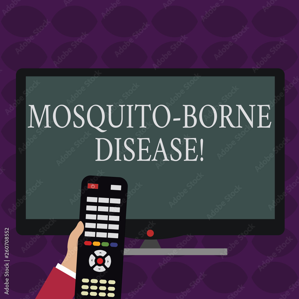 Handwriting text writing Mosquito Borne Disease. Conceptual photo ...