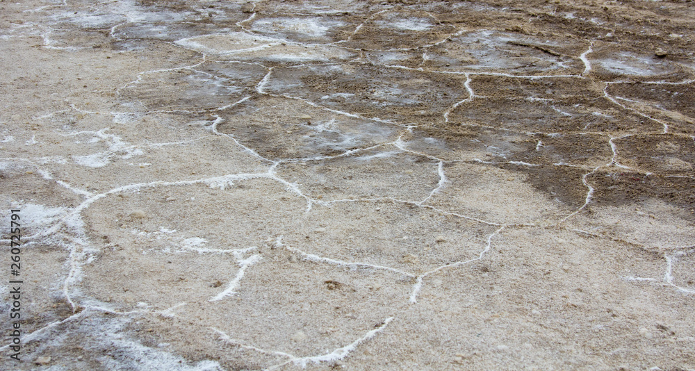 Dead Sea salt stones and crystals at the Dead Sea. Israel Stock Photo ...