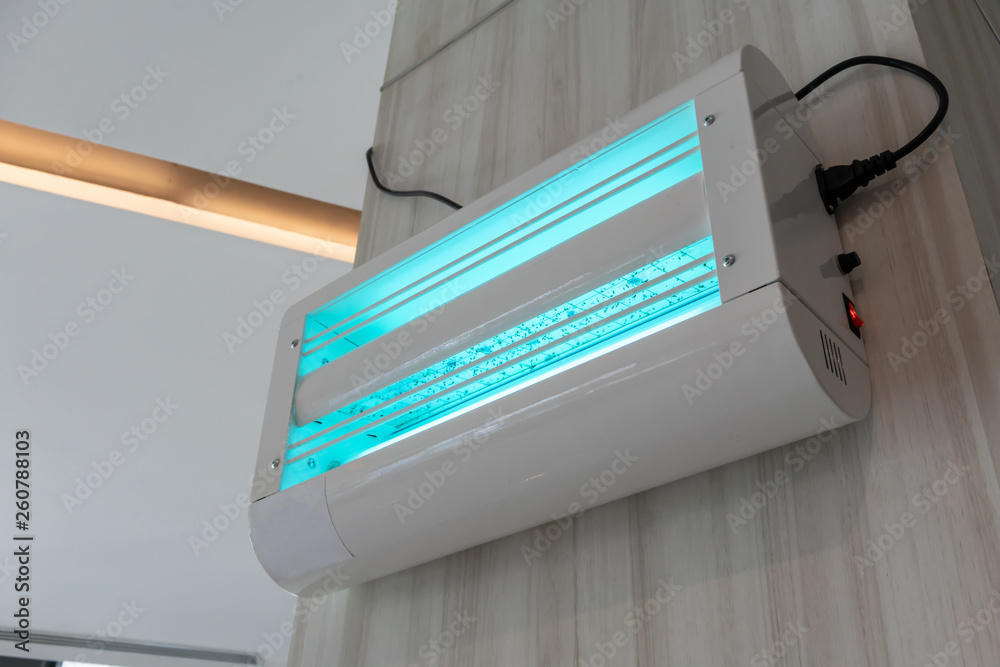 Electric fly and insect killer with blue UV lamp. Reliably protects ...