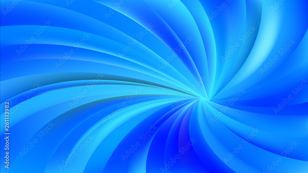 Abstract Blue Radial Spiral Rays background Stock Illustration | Adobe ...