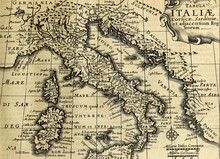 Vintage Map Of ITALY Free Stock Photo - Public Domain Pictures