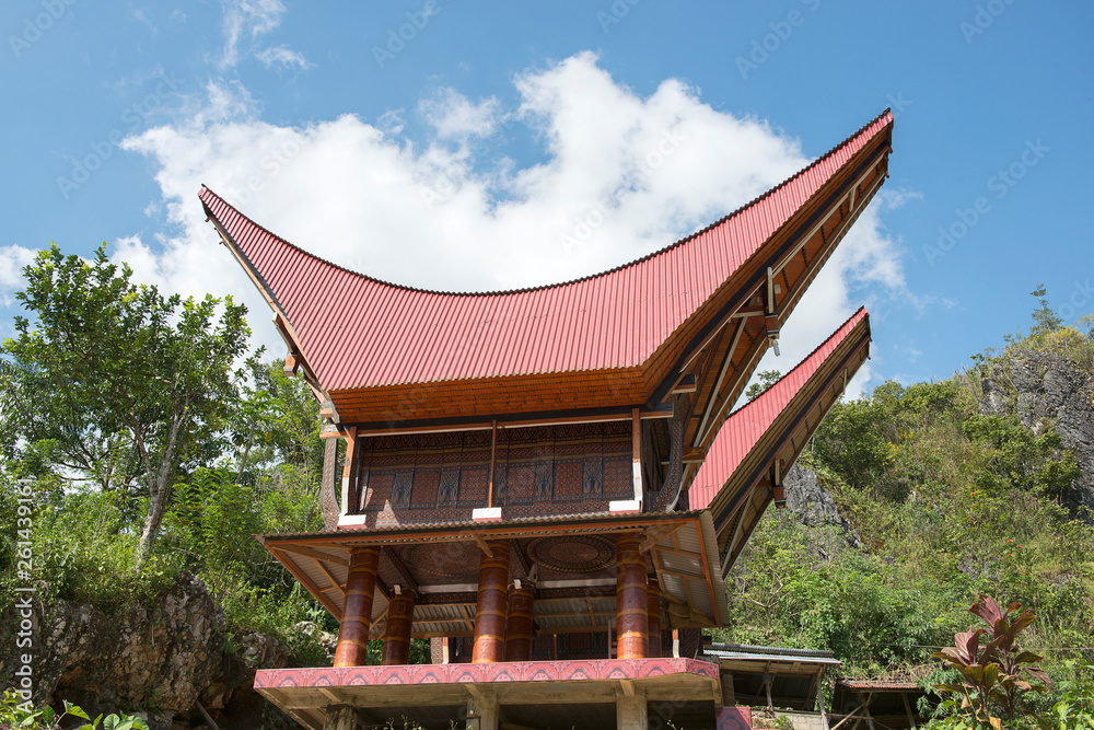 Tongkonan houses, traditional Torajan buildings, Tana Toraja, Sulawesi ...