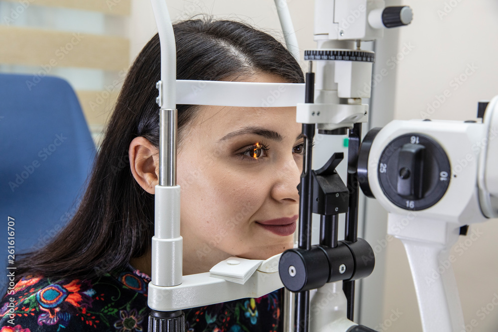 High technology concept health for eyes care - The optician ...