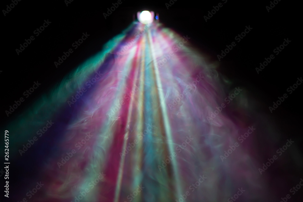 projector spotlight rainbow color tone , smoke texture background ...