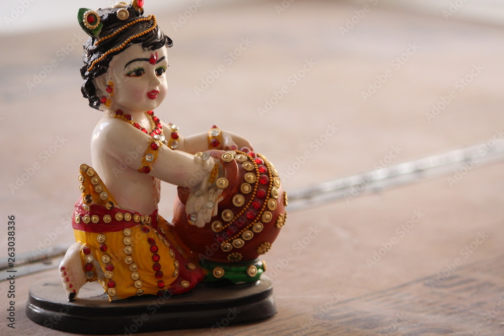 Little Lord Krishna Stock Photo | Adobe Stock