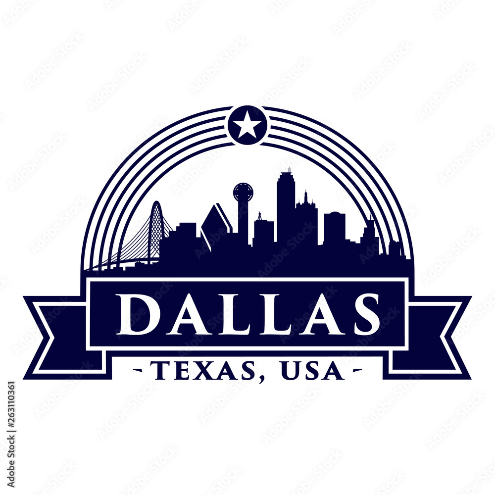 Dallas logo. Vector and illustration. Stock Vector | Adobe Stock