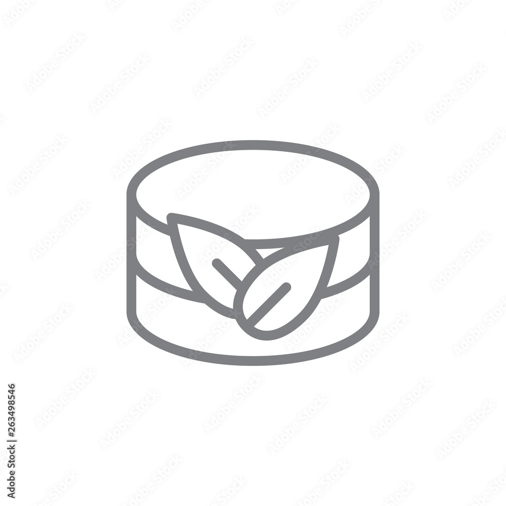 tobacco box outline icon. Elements of smoking activities illustration ...