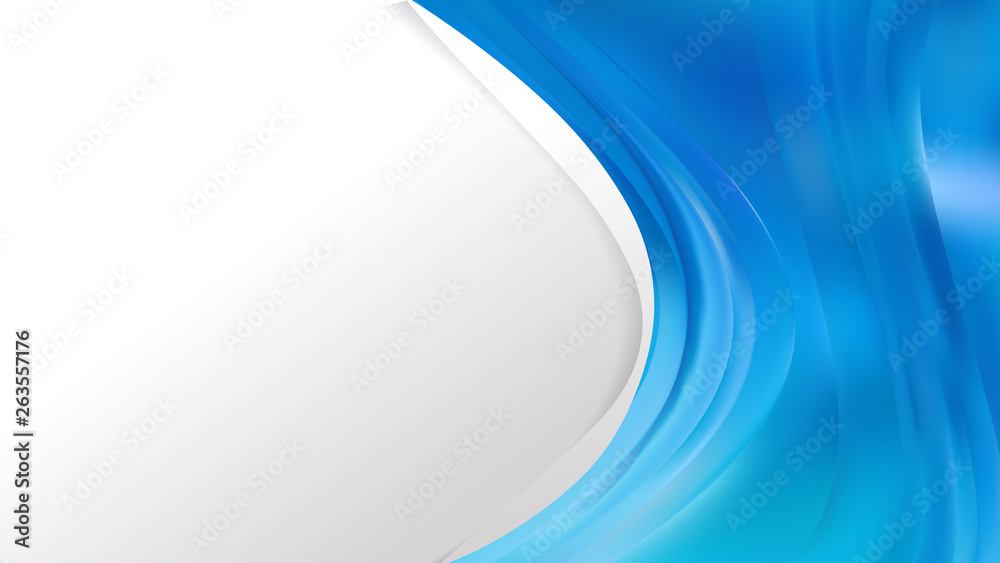 Abstract Blue Wave Business Background Stock Vector | Adobe Stock