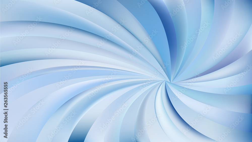Abstract Blue Radial Swirling Stripes Background Illustrator Stock ...