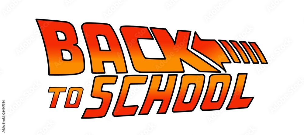 04/25/2019:Back to School Logo. Welcome sign. Vector illustration Stock ...
