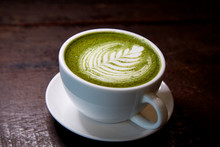 Hot Green Tea With Heart Art Free Stock Photo - Public Domain Pictures