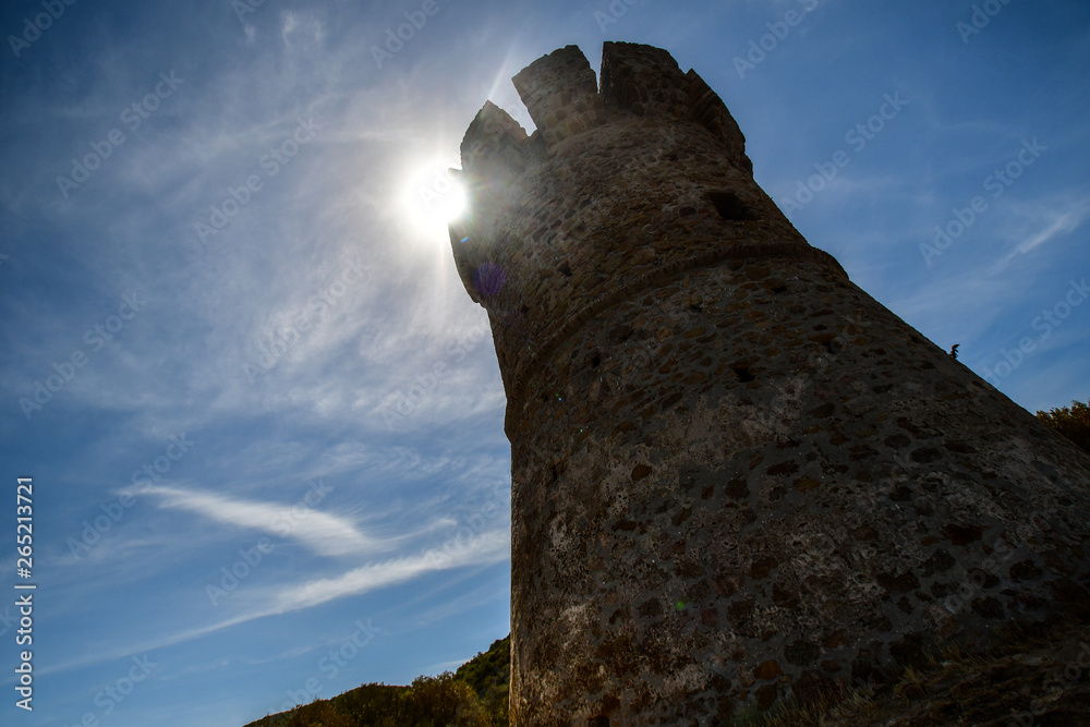 chateaux, tour, pierre, ancien, ciel, forteresse, paysage, ruine ...