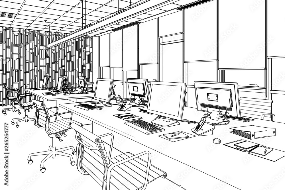How To Draw A Computer Laboratory