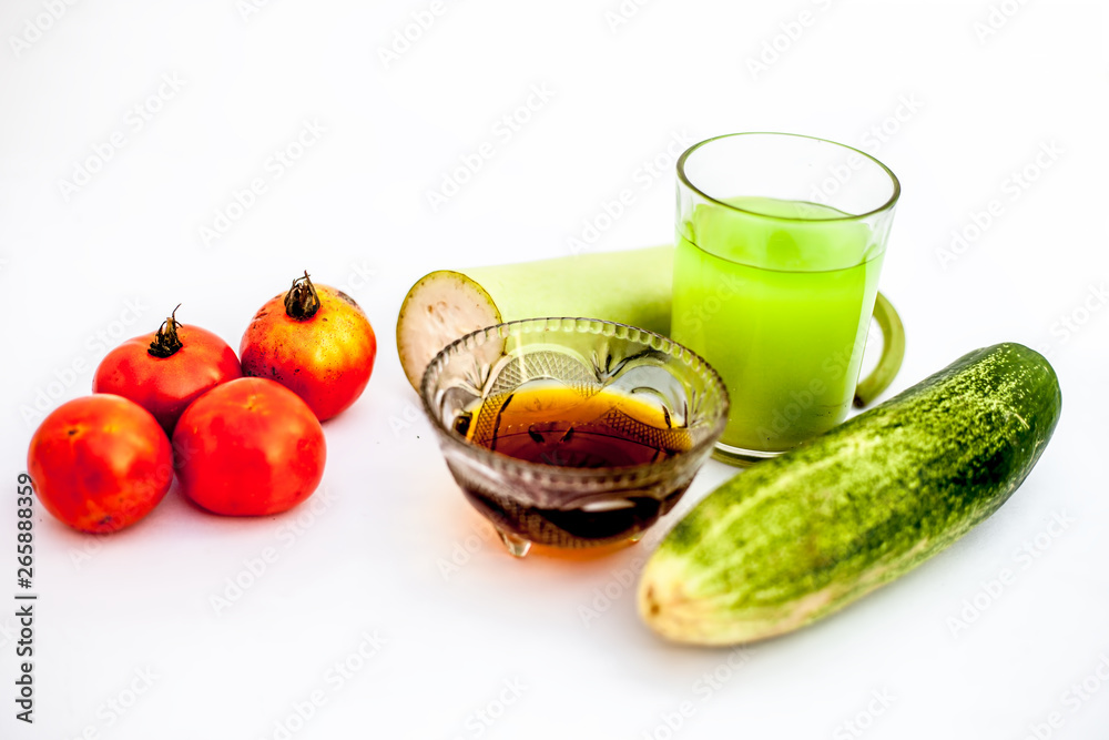 Bottle gourd face mask or face pack isolated on white consisting of ...