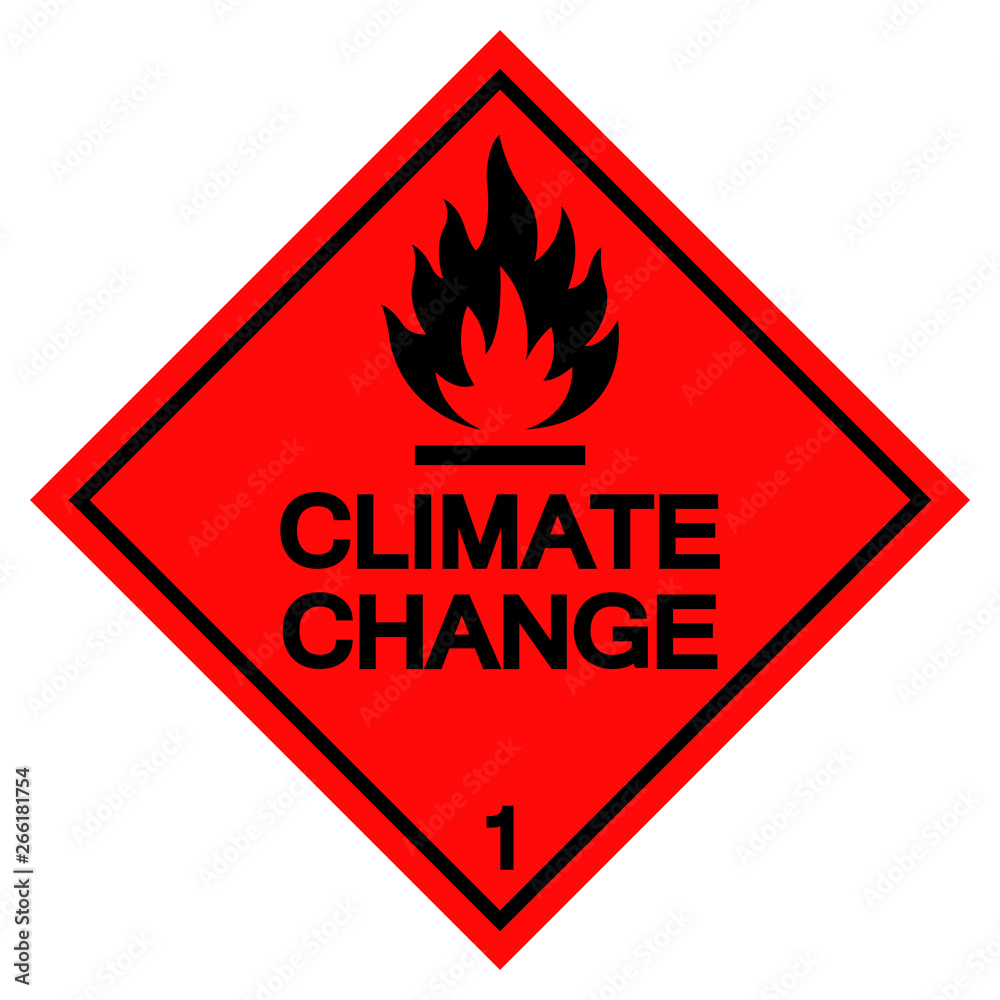 Climate Change Symbol Sign, Vector Illustration, Isolated On White Background Label. EPS10 Stock ...