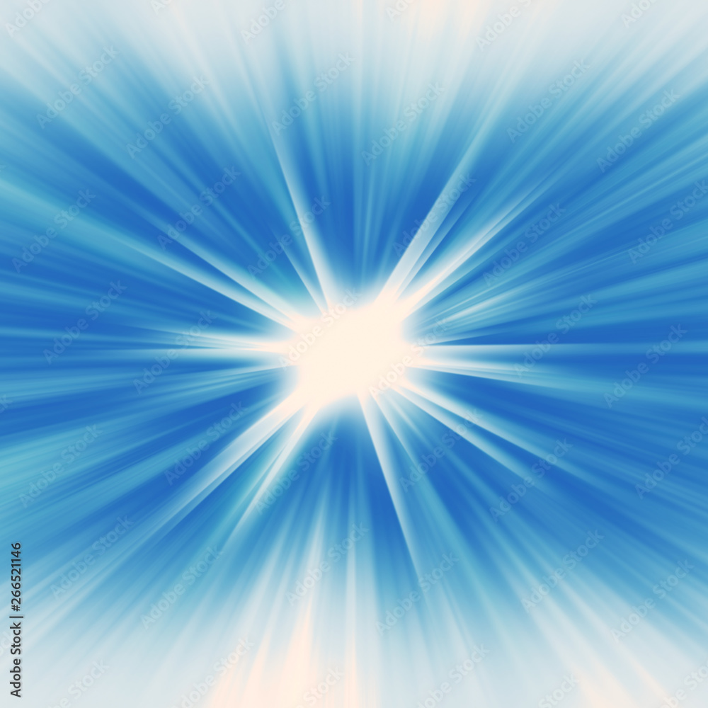 Blue radial radiant banner background glowing starburst Stock ...