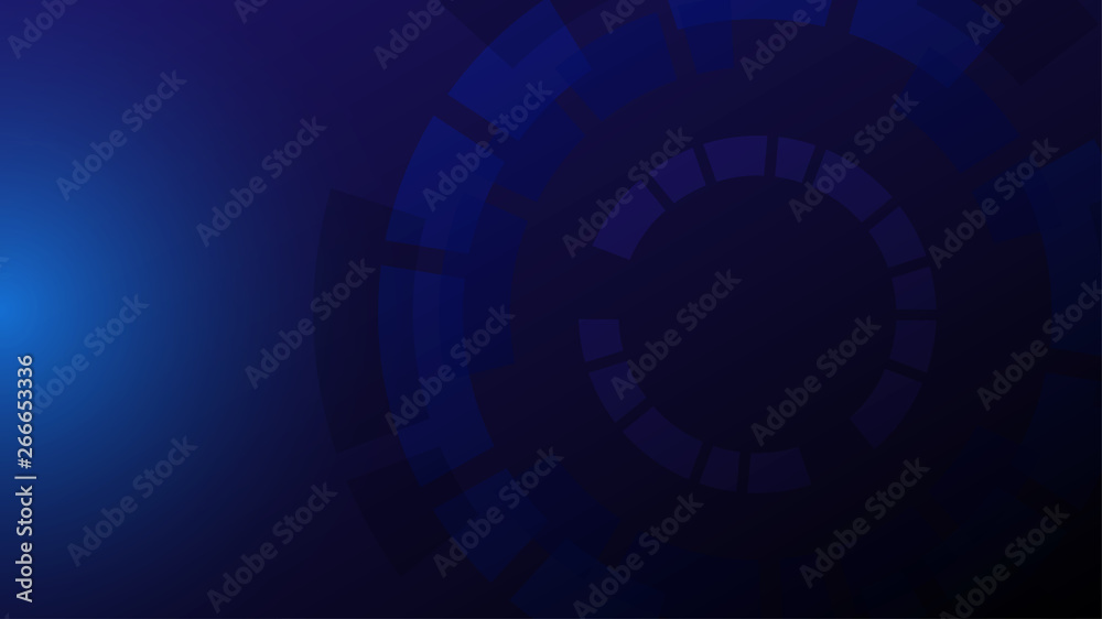 Abstract dark blue technology background, vector illustration. Stock ...