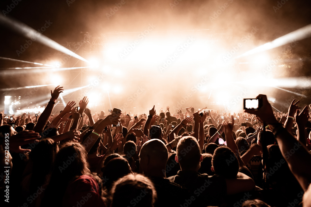 Foto Music festival at night! do Stock | Adobe Stock