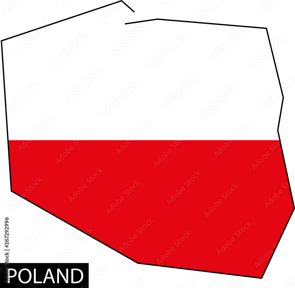 Vector de Stock MAPA POLSKI | Adobe Stock