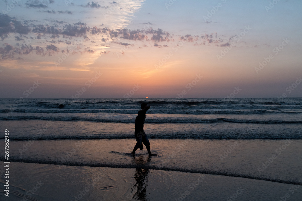 Cricket on the beach Stock Photo | Adobe Stock