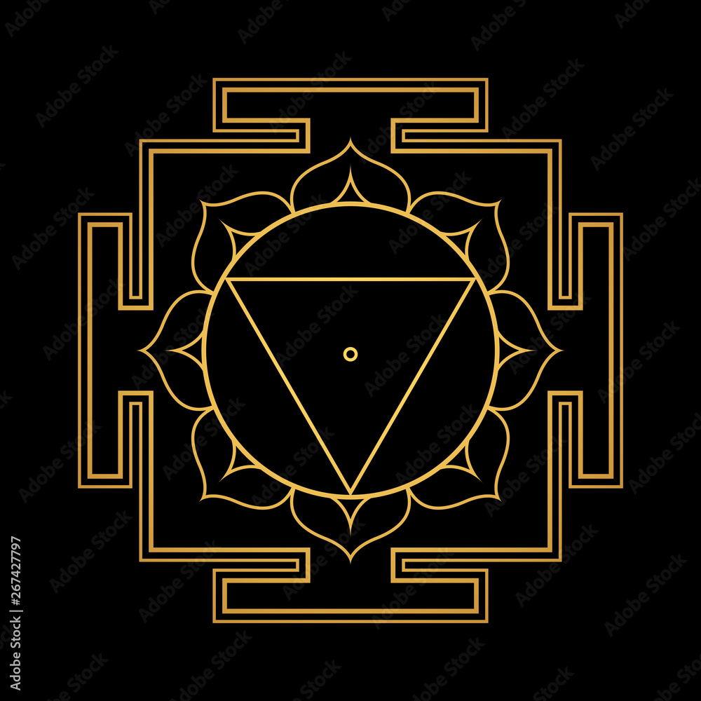 hinduism yantra sacred geometry mandala. Stock Vector | Adobe Stock