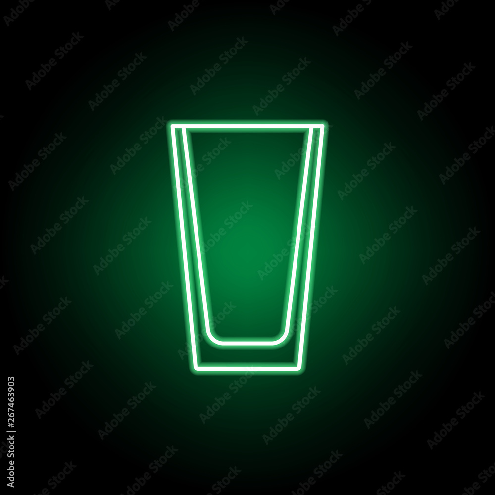 Cooler, glass icon. Can be used for web, logo, mobile app, UI, UX Stock ...