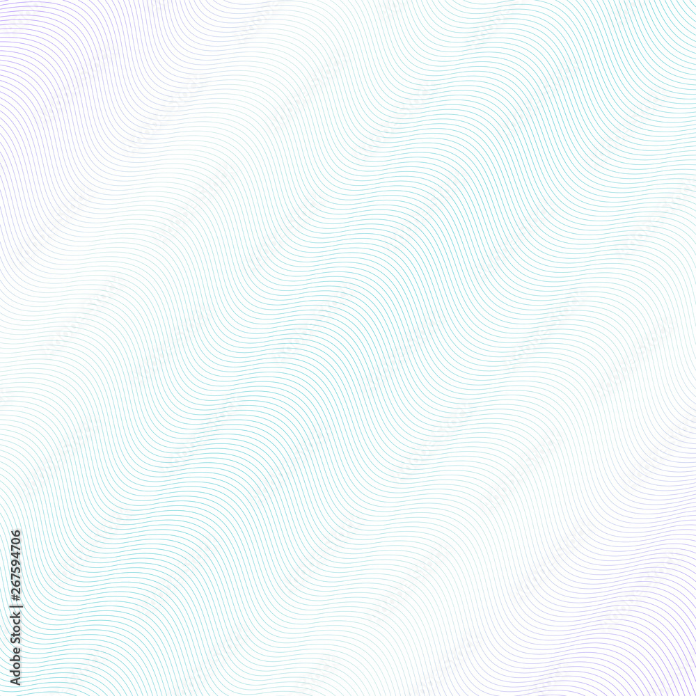 Light turquoise, purple watermark design. Squiggle curve. Simple ...