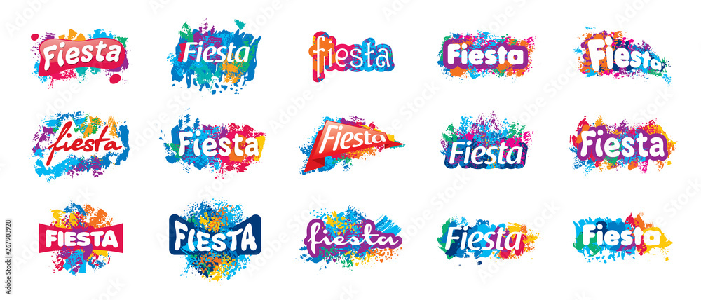 Abstract logo for the Fiesta. Vector illustration Stock Vector | Adobe ...