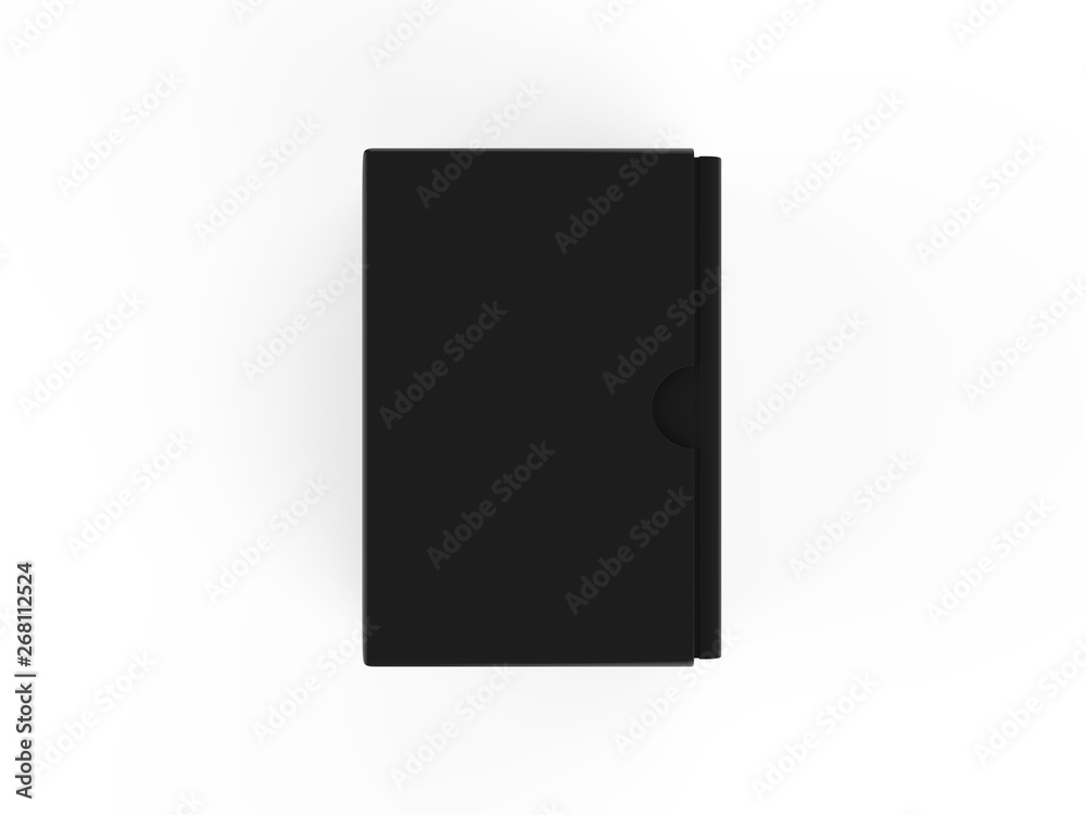 Blank boxed book set mock up template on isolated white background ...